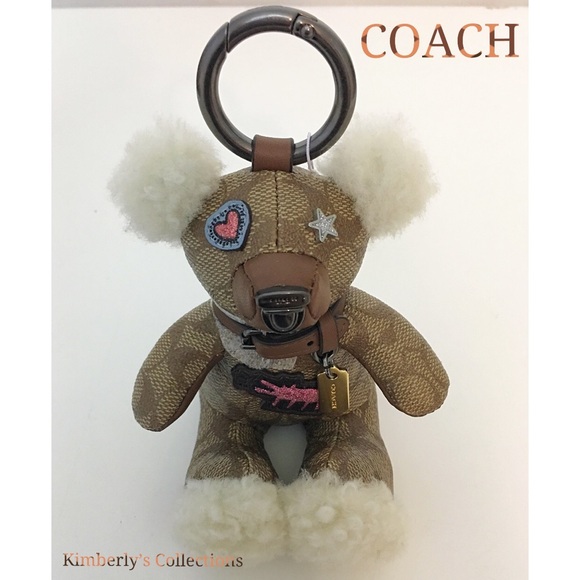 Coach | Accessories | Coach Keith Haring Teddy Bear Key Chain Fob Charm ...
